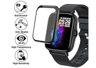 China 1.3inch  Full Coverage Curved Edge Glass Smartwatch Screen Protector 3 PACK for sale
