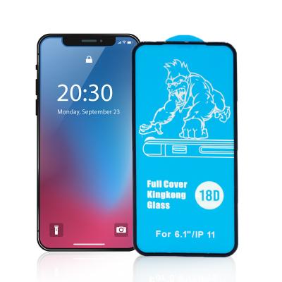 China 18D Silicone Dust Proof Screen Protector For Iphon 3d Edge Tempered Glass Anti Fingerprint for sale