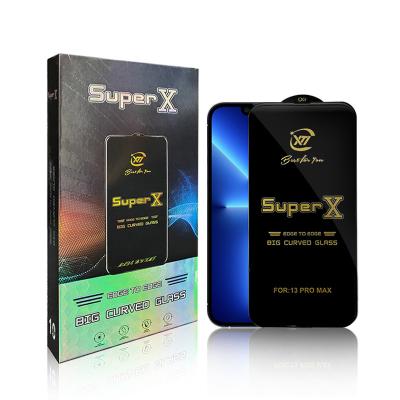China Full Glue 9H 0.4MM Tempered Glass Phone Screen Protector For Iphone for sale