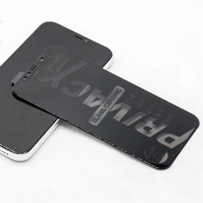 China Mobile Phone Anti Spy Privacy Tempered Glass Screen Protector For Iphone 12 12 Pro Max for sale