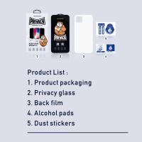 China Anti Spy Full Glue Mobile Phone Privacy Screen Protector For Iphone 13 Pro Max for sale