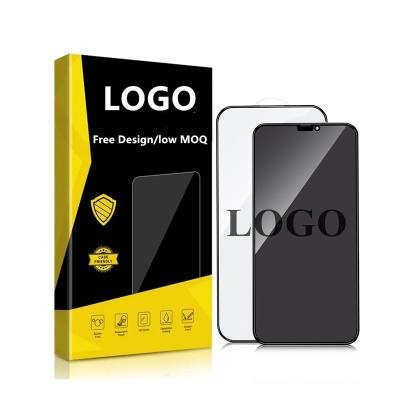China Custom OEM ODM 9H 3D Screen Protector For IPhone 14 13 12 12pro Max for sale