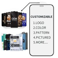 China Custom OEM ODM 9H 3D Screen Protector For IPhone 14 13 12 12pro Max for sale