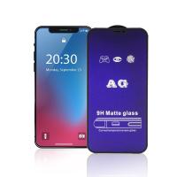 China Silk AG Anti Blue 2.5D Glass Screen Protector Full Glue 9H Tempered Glass Screen Protector For IPhone for sale