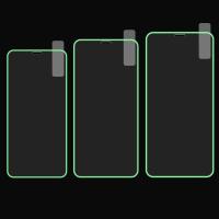 China Phone 9H Luminous Tempered Glass Screen Protector For Iphone 14 12 11 13 Pro Max for sale