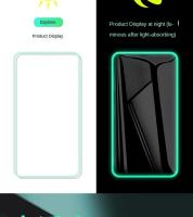 China 3d Curved Mobile Phone Luminous Tempered Glass For Iphone Infinix for sale