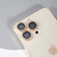 China Mobile Diamond Luxury Phone Lens Glass Camera Protector For Iphone 11-14 for sale