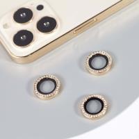 China Mobile Diamond Luxury Phone Lens Glass Camera Protector For Iphone 11-14 for sale