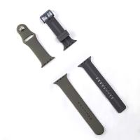 China Classic Mens Silicone Watch Straps For Apple Watch Band for sale