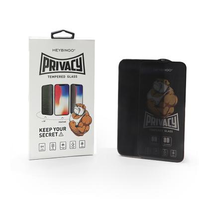 China 9h Hardness Ensures Privacy Tempered Glass Screen Protector For Iphone 15 Pro Max for sale