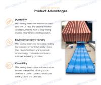 China DX51D Grade Color-coated CGI Corrugated Galvanized Iron/Steel Roof Sheet for Building Material for sale