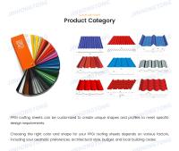 China DX51D Grade Color-coated CGI Corrugated Galvanized Iron/Steel Roof Sheet for Building Material for sale