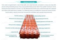 China DX51D Grade Color-coated CGI Corrugated Galvanized Iron/Steel Roof Sheet for Building Material for sale