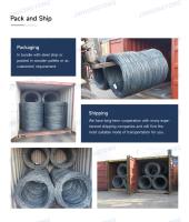 China ISO9001 2008 Certified Low Carbon Steel Wire Rod for Nails Production Q195 6.5mm Diameter for sale