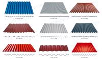 China Width 600-1250 mm Size/Dimension/Thickness Custom RAL 9002 Grey White Color Coated PPGI Corrugated Steel Roof Sheet Tile for sale