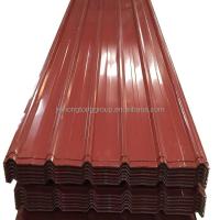 China Size and Dimension Custom RAL 8017 Chocolate Brown Color Coated PPGI Corrugated Steel Roof Sheet Tile with Custom Coating for sale