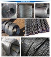 China Non-Alloy High Carbon Low Carbon Steel Strand Wire Rods for Prestressed Concrete Customizable 1*2 1*3 1*7 1*19 Steel Wire for sale
