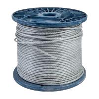 China Non-Alloy 1x7 Diameter ASTM A 475 High Tensile Galvanized 7 wire 0.33mm steel strand galvanized steel wire rope for sale