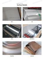 China 1.4305 SUS 201 304 316 409 Stainless Steel Plate Sheet Coil Strip with 2B Surface Finish and 1.5-15mm 0.3-3.0mm Thickness for sale