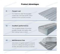 China SGCH Grade 5mm Thickness Custom Hot Dip Zinc Coated CGI Corrugated Galvanized Steel Roofing Sheet Tile for Size/Thickness for sale