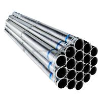 China Silver Q235 Mild Precision Galvanized Steel Pipe/Steel Tube for Construction Customized and GS Certified for sale