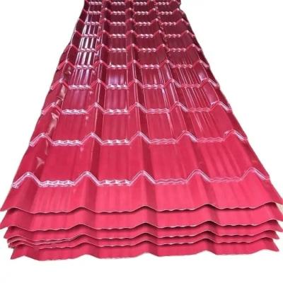 China Prepainted Roof Corrugate Tolerance ±1% Packages Standard Seaworth Packing Ral 5001 Color Coated Corrugated Roofing Sheets for sale