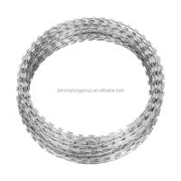 China Certificate BSCI Concertina BTO-22 Type Razor Barbed Wire for Your Requirements for sale