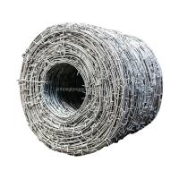 China Galvanized Iron Wire Barbed Wire Fence Hot Dip Galvanized Thorn Rope with Superior Protection for sale