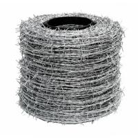 China Galvanized Iron Wire Barbed Wire Fence Hot Dip Galvanized Thorn Rope with Superior Protection for sale