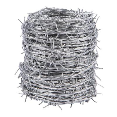 China ASTM 6 8 9 10 12 14 18 20 Barbed Wire Roll Fence with Length Customers' Demand and Protective Construction for sale