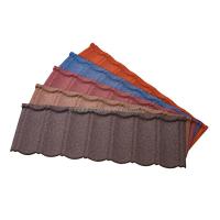 China Contemporary Design Style ASTM Color Coated Stone Coated Roofing Tile with Custom Length for sale