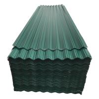 China Cutting Service Color Coated Metal Zinc Corrugated Steel Roofing Sheet with BS Standard 0.35mm Colored Steel Roof Sheet for sale