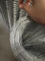 China Galvanized Iron Wire Steel Wire Mesh Surface Hot Dip Galvanized PVC Coating and Custom Size for sale