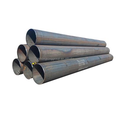 China Drill Pipe Large Diameter Welded Pipe Circular 6M 8M 12M Round Welded Carbon Steel Pipe with and Actual Weight Invoicing for sale