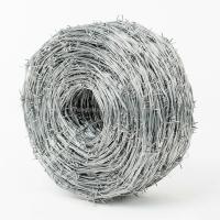 China Galvanized Coated Stainless Steel Barbed Wire with Customers'requirment Barb Length and Availiable Samples for sale