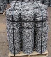 China Galvanized Coated Stainless Steel Barbed Wire with Customers'requirment Barb Length and Availiable Samples for sale
