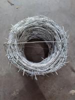 China Galvanized Barbed Wire Fencing per Meter in Roll for Farm Rust Proof TUV Certified Length Customers' Demand for sale