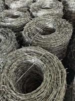 China Galvanized Barbed Wire Fencing per Meter in Roll for Farm Rust Proof TUV Certified Length Customers' Demand for sale