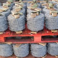 China Galvanized Security Fencing with Customizable Barb Length and Anti-Climb Razor Barbed Wire for sale