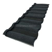 China 665-1000mm Width Hard Metal Roofing Stone Coated Asphalt Roof Sheet for Leisure Facilities High Hardness for sale