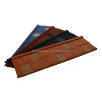 China Custom Length Hard Stone Roofing Sheets 0.4mm Zinc Steel for Building Roofing Materials Corrosion-Resistant for sale