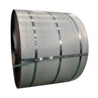 China Galvanized Chequered Steel ST37 2.5mm 5mm HR Coil Tear Drop Surface T Type Shape for Architectural Cladding Contact Us for sale