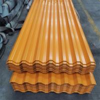 China Color Coated PPGI PPGL Roof Steel Sheet Iron Sheets 0.2mm Corrugated Metal Roofing Tile 10 FT for Construction Materials for sale