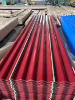 China Minimium Spangle Zinc Corrugated Roofing Sheet Color Coated Pre-Painted Steel Roof Tile for in Various Applications for sale