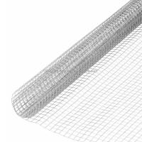 China Protect Fence 1cm Square Mesh Galvanized After Welding Hot Dipped Galvanized Gi Welded Wire Mesh Roll 1/2 x 1/2 Inch for sale