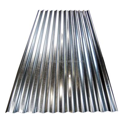 China Zero Spangle 28 / 26 / 24 Gauge Galvanized Corrugated Roofing Sheet with Mid Hardness and Fireproof Characteristics for sale