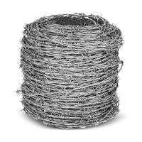 China Barbed Wire per Roll 50kg Fencing Wire Directly Sell Barb Length 15mm-30mm for sale