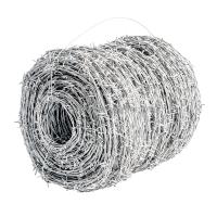 China 360-1000mm Coil Diameter Galvanized High Zinc Content Barbed Wire Roll for Animal Deterrent Cattle Fencing for sale