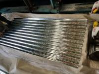 China Affordable Zinc-Galvanized Curved Roofing Panels DIN Standard 20-275g/m2 ZINC Coating Second-Hand Galvanized Sheets for sale
