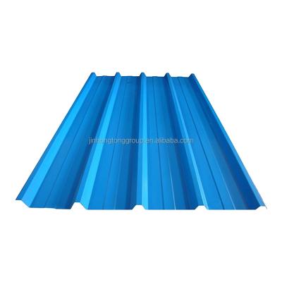 China 1400-1799mm Length Mid Hard Building Material PPGI PPGL Sheet Color Coated Galvanized Corrugated Roofing Steel Sheet for sale